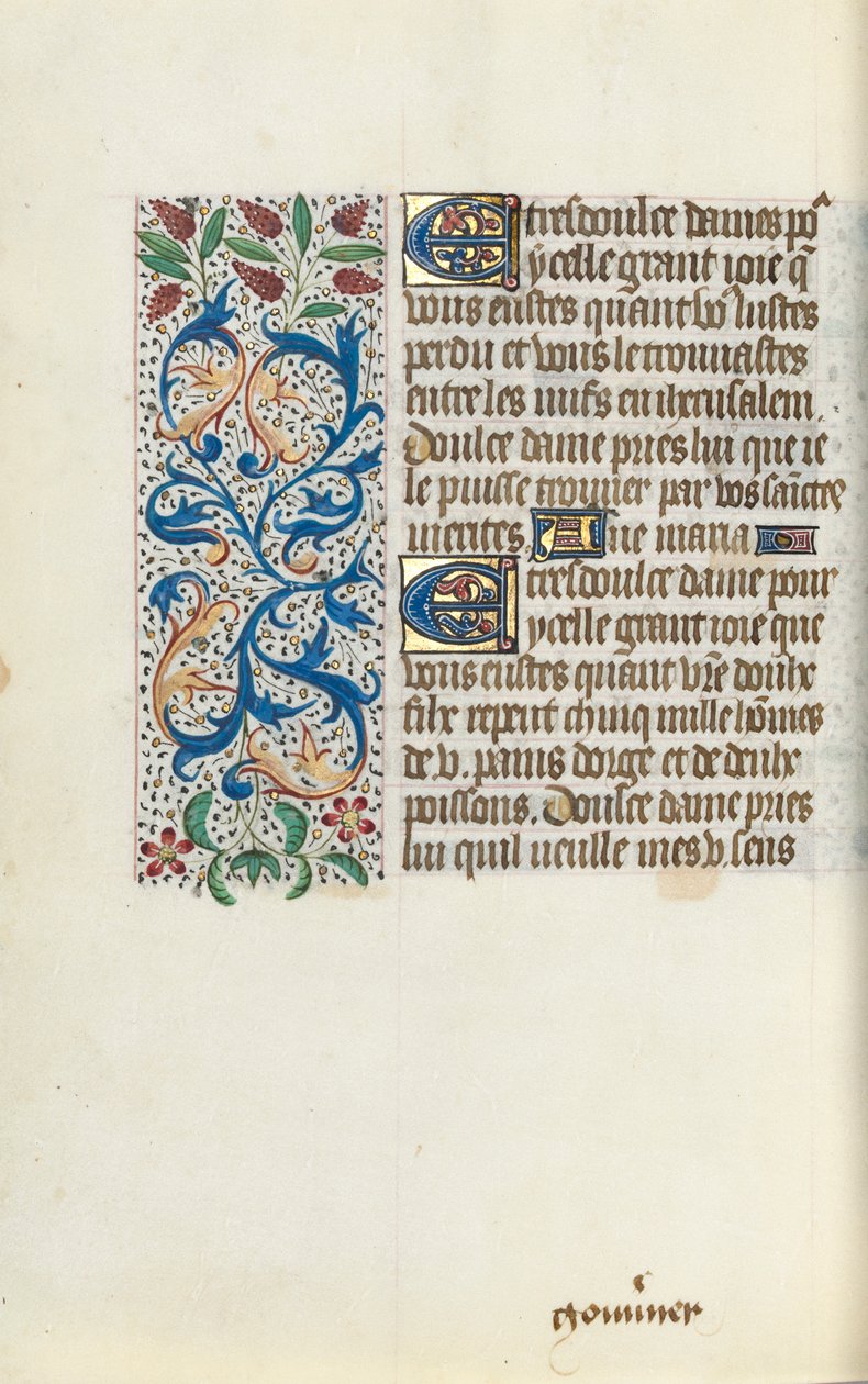 Libro de Horas Uso de Rouen: fol. 149v, c. 1470.