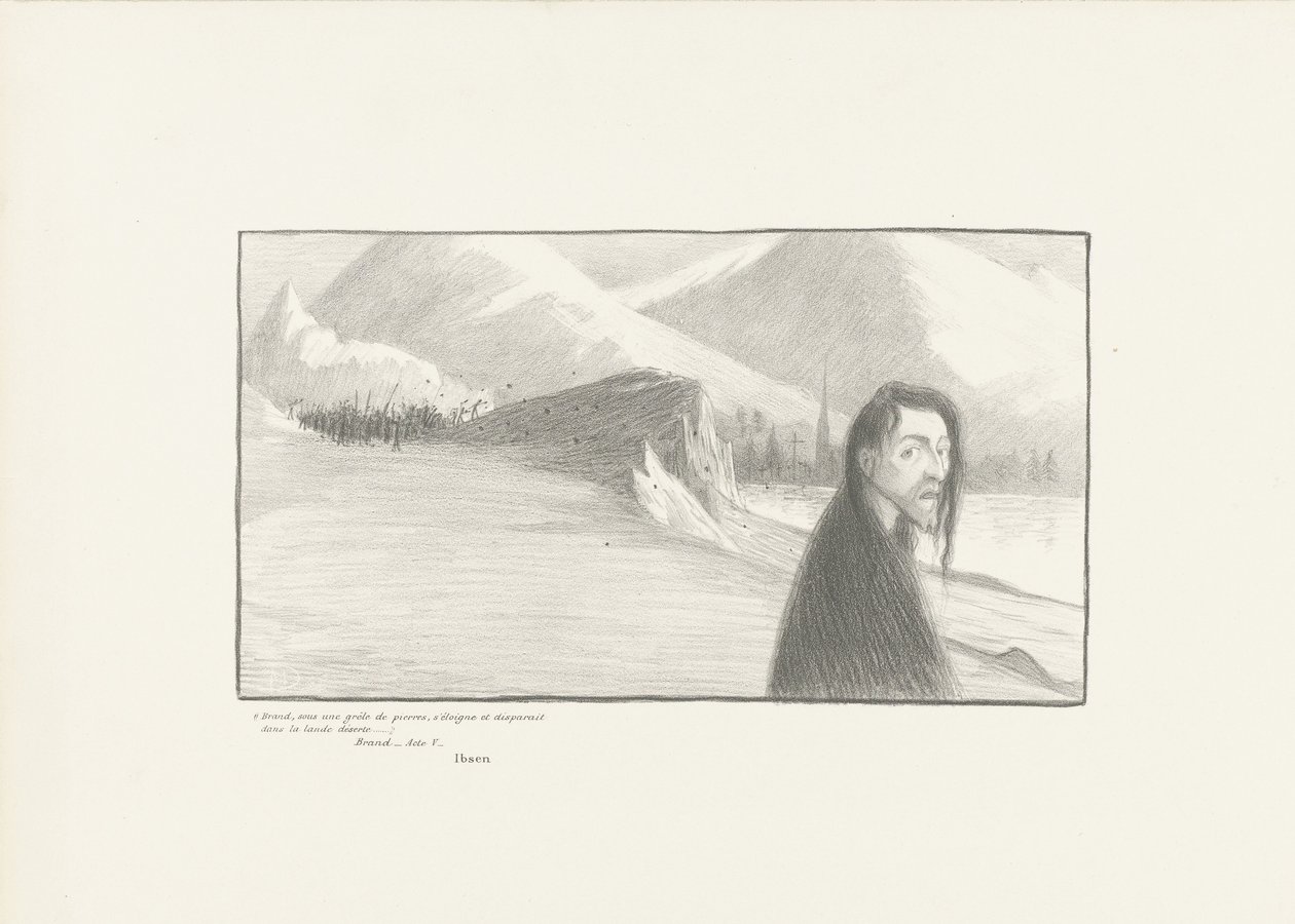 El personaje principal Brand de la obra de teatro del mismo nombre de ...