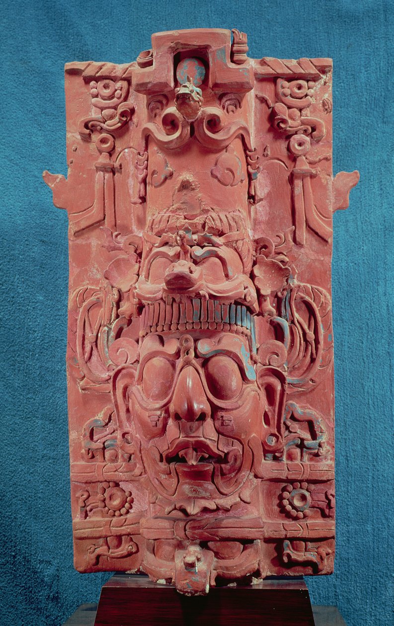 Toniatuh, el dios del sol, del Templo de la Cruz, Palenque, período ...