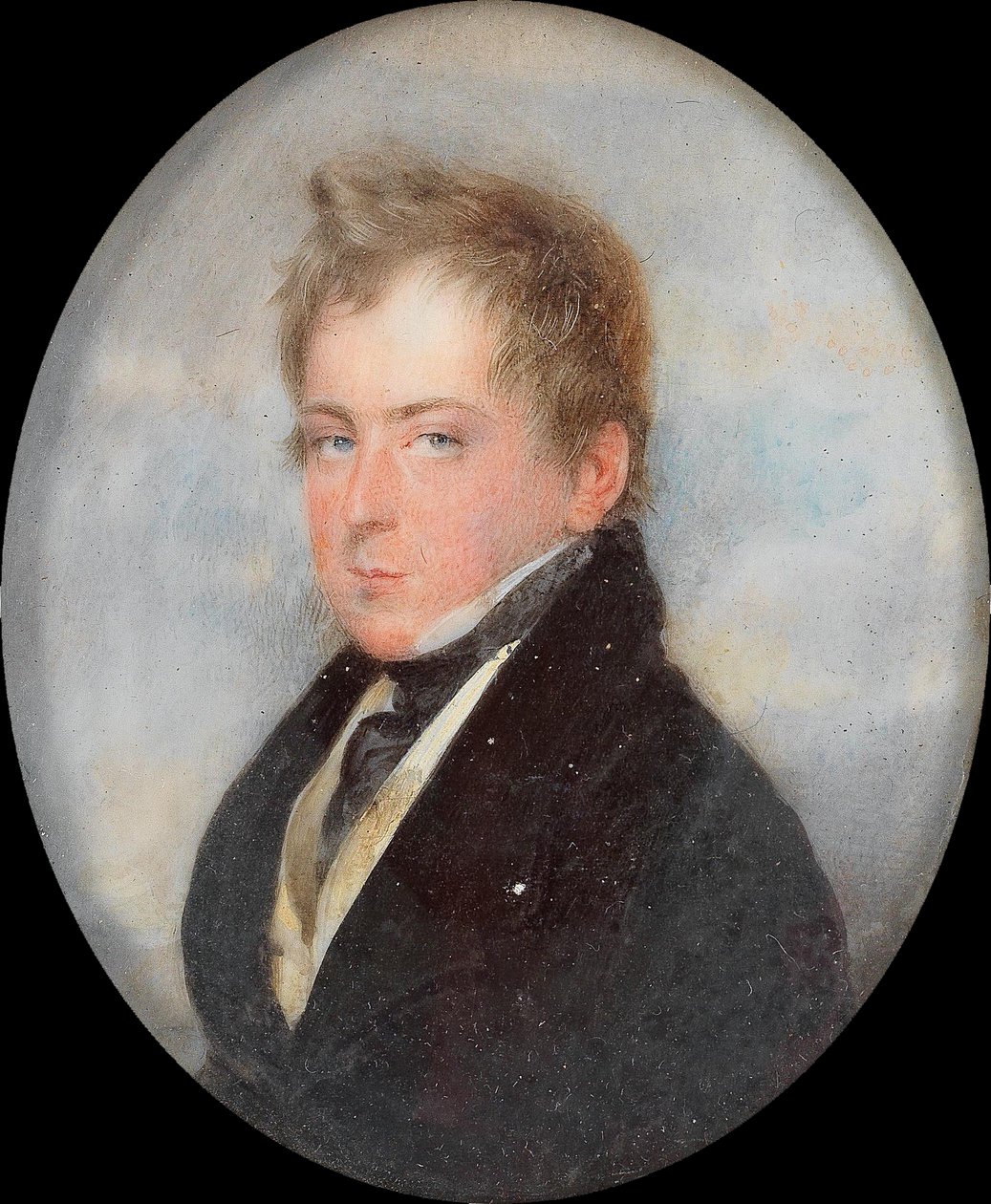 Retrato del Conde Nicolaus Palffy Erdod con chaqueta negra