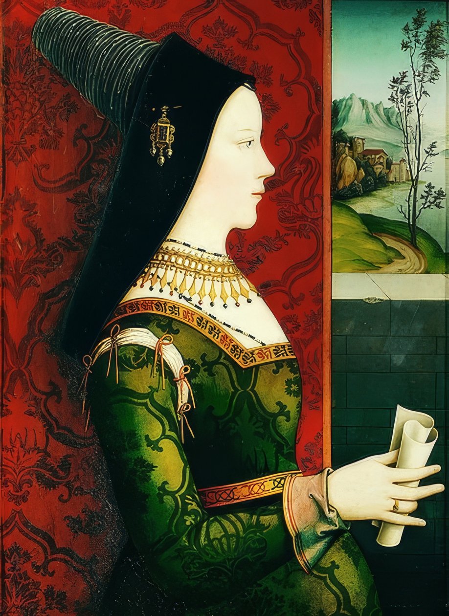 Retrato de la duquesa María de Borgoña (1457-1482). Um 1500