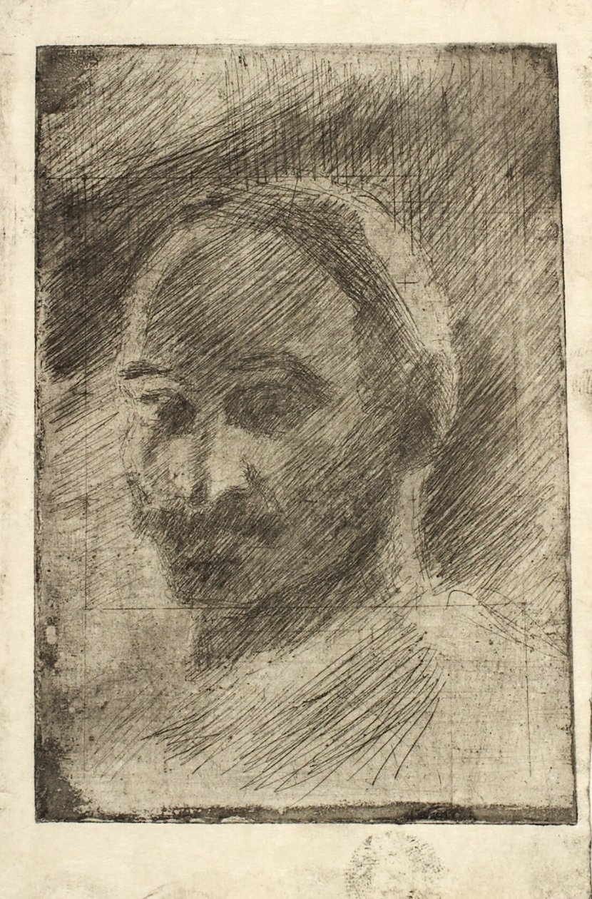 Retrato del pintor Henrik Schouboe | Oluf Hartmann