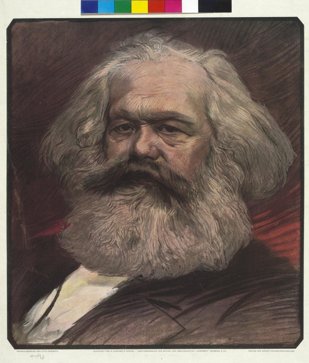 Karl Marx | Otto Friedrich | Impresión de arte