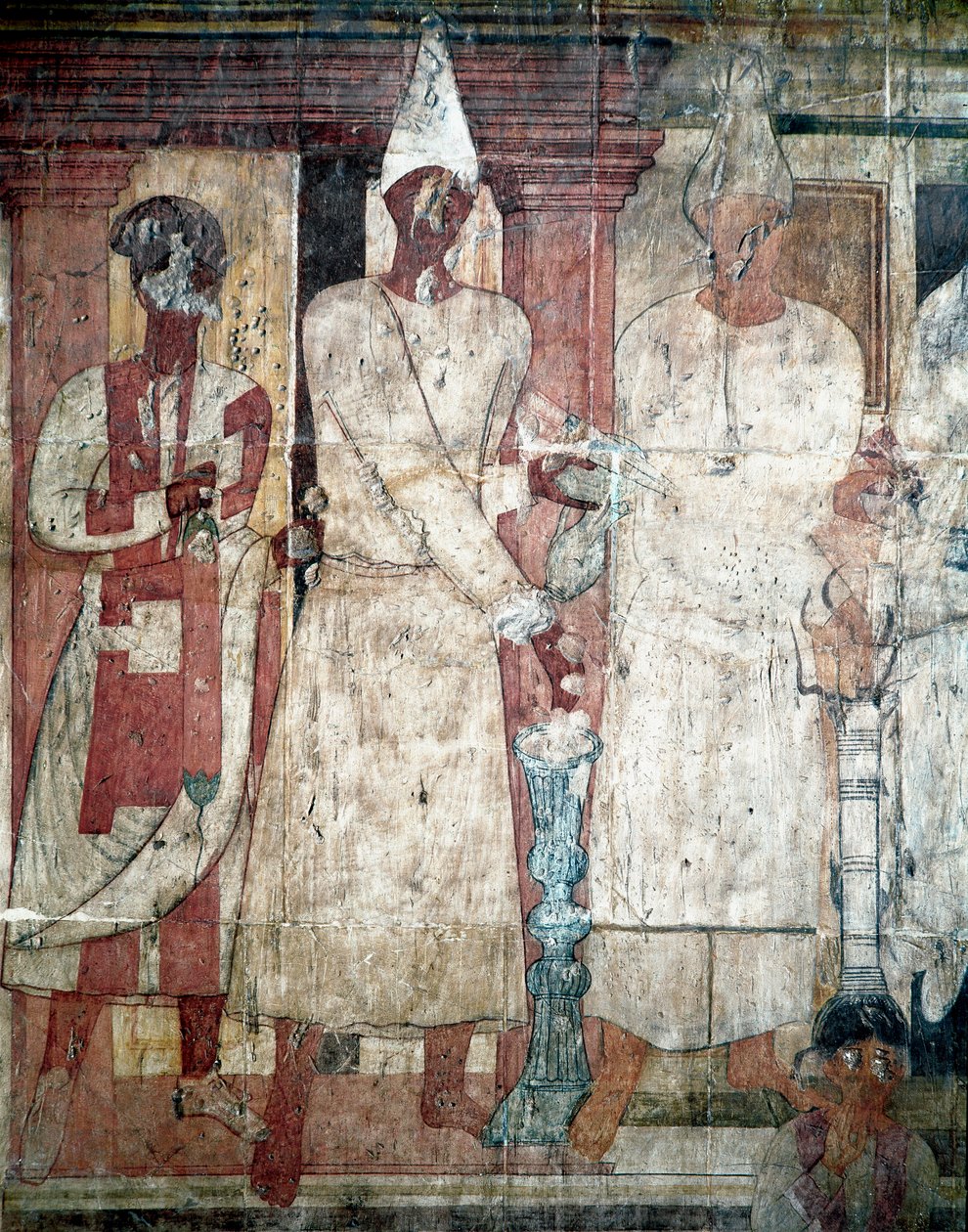 Imperio Parto: Sacrificio de Conon Fresco del Templo de los Dioses ...