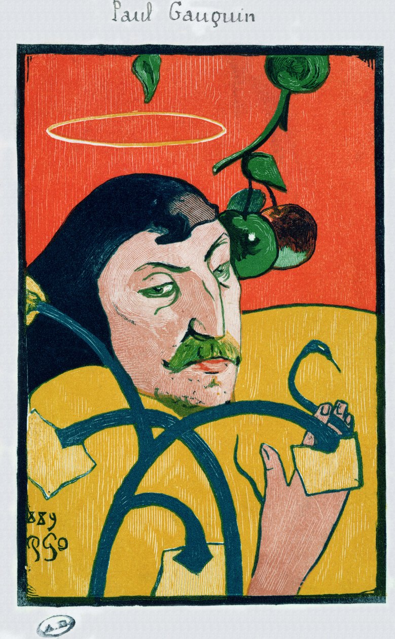 Autorretrato, 1889 | Paul Gauguin | Impresión de arte