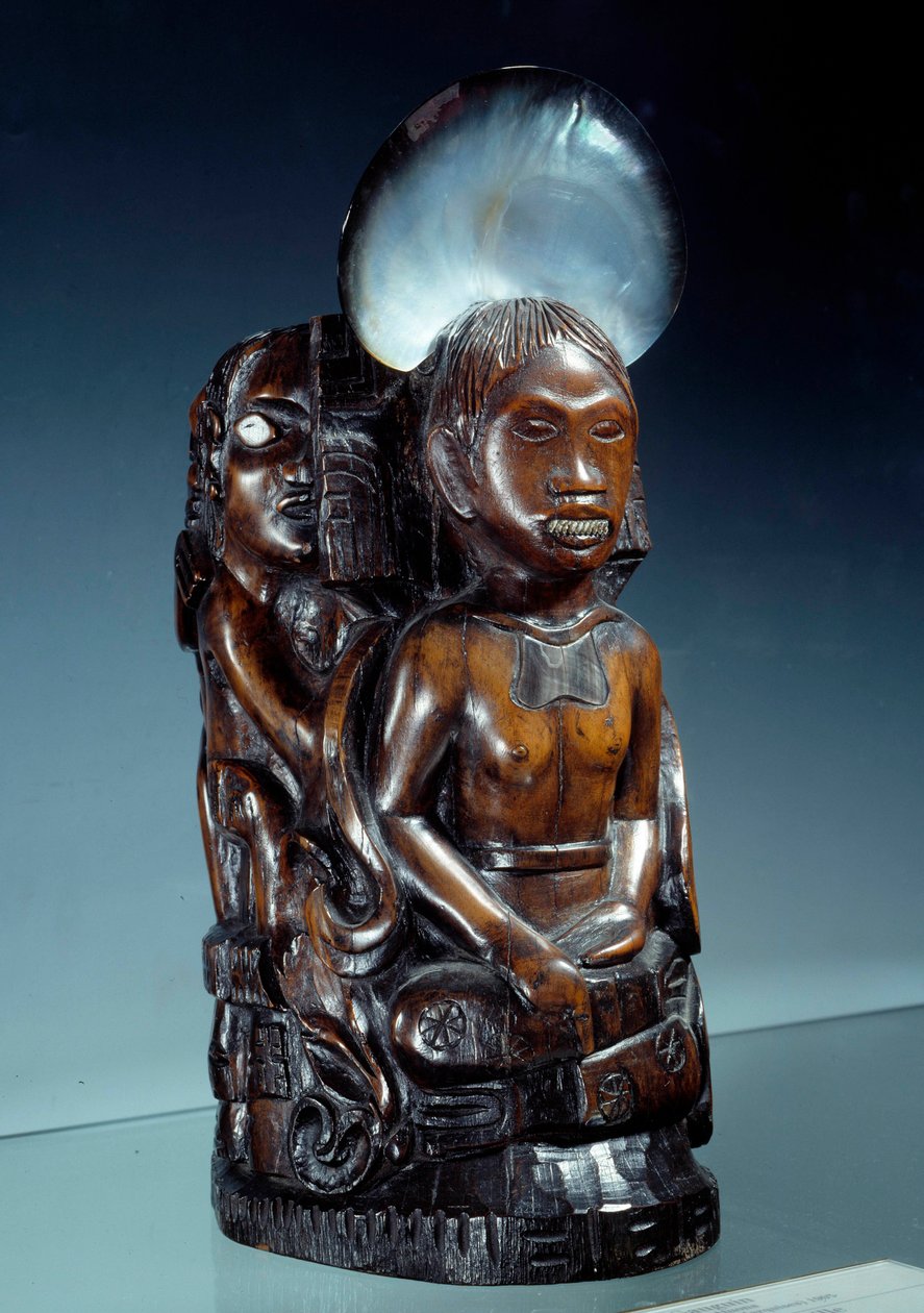 L'idol à la coquille | Paul Gauguin | Impresión de arte