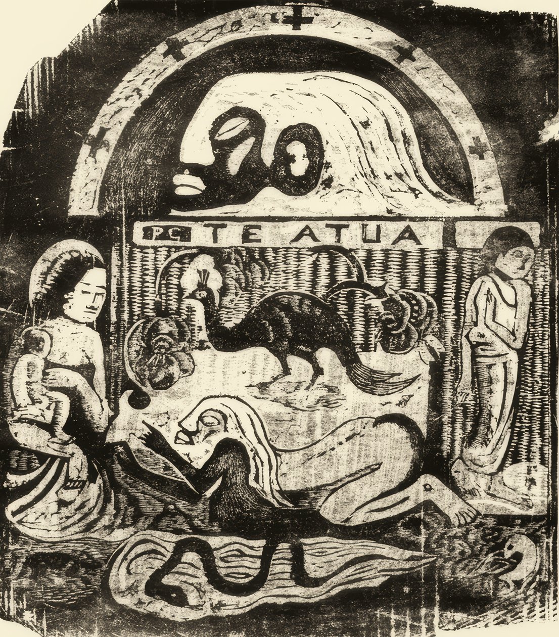Te Atua | Paul Gauguin | Impresión de arte