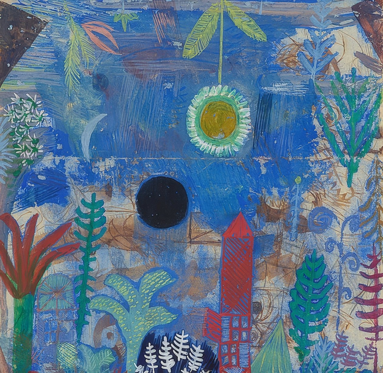 Paisaje sumergido | Paul Klee | Impresión de arte