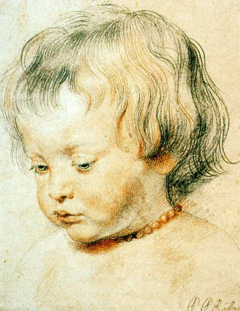 Retrato de su hijo Nikolas | Peter Paul Rubens