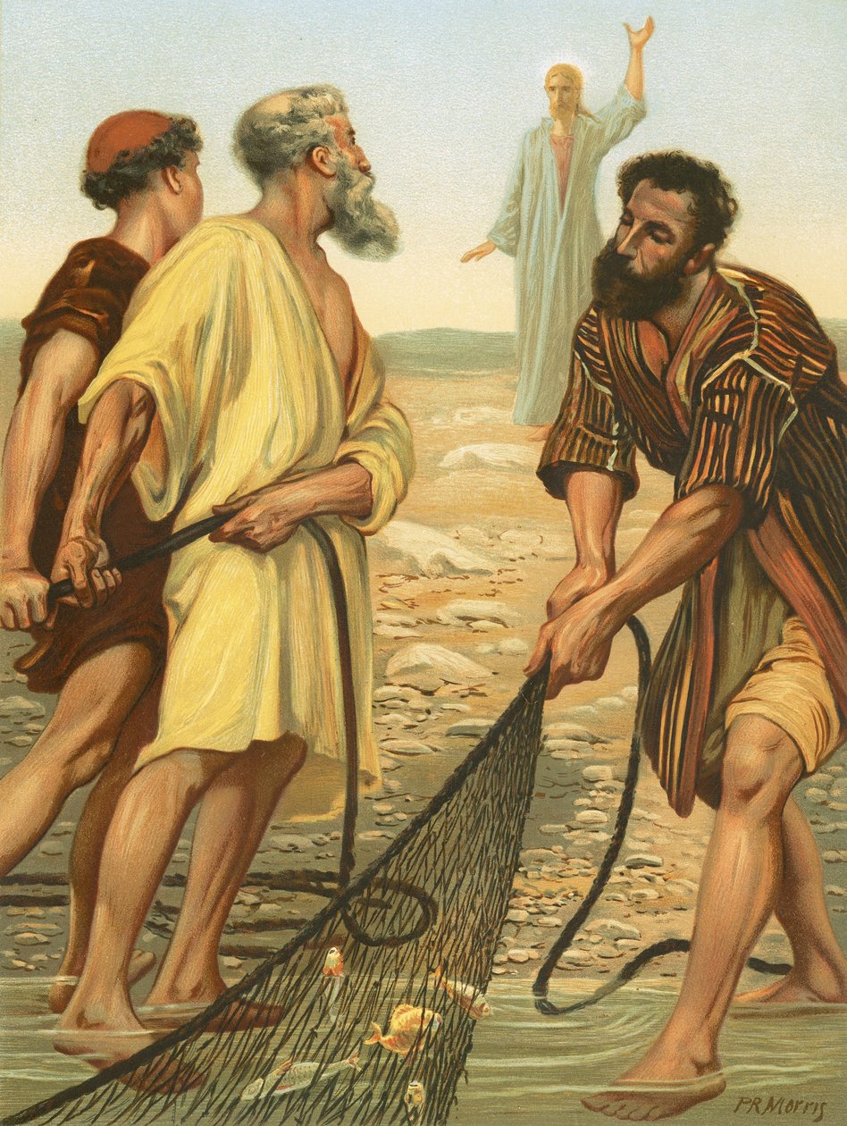 Cristo llamando a los discípulos | Philip Richard Morris
