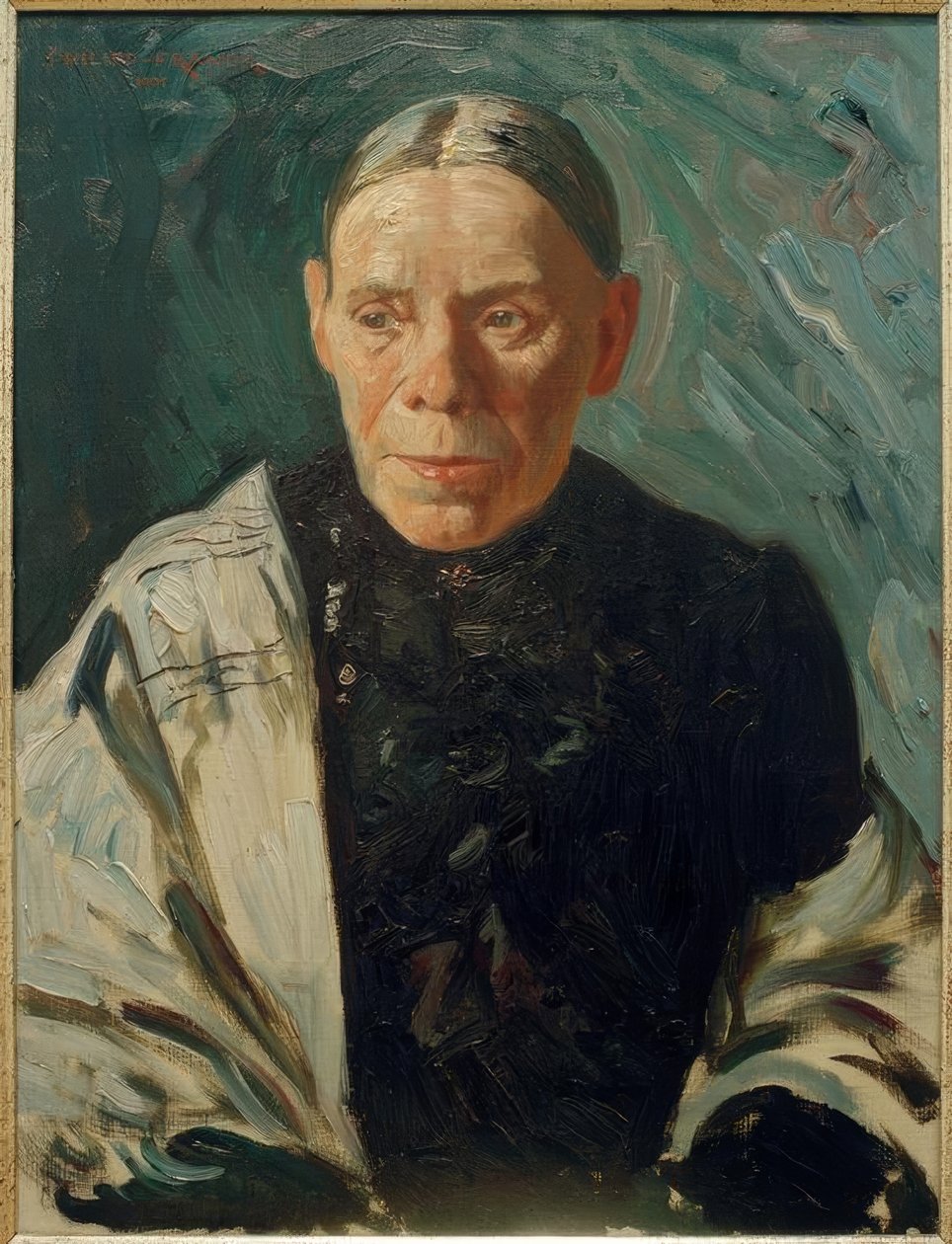 Retrato de la madre | Philipp Franck | Impresión de arte