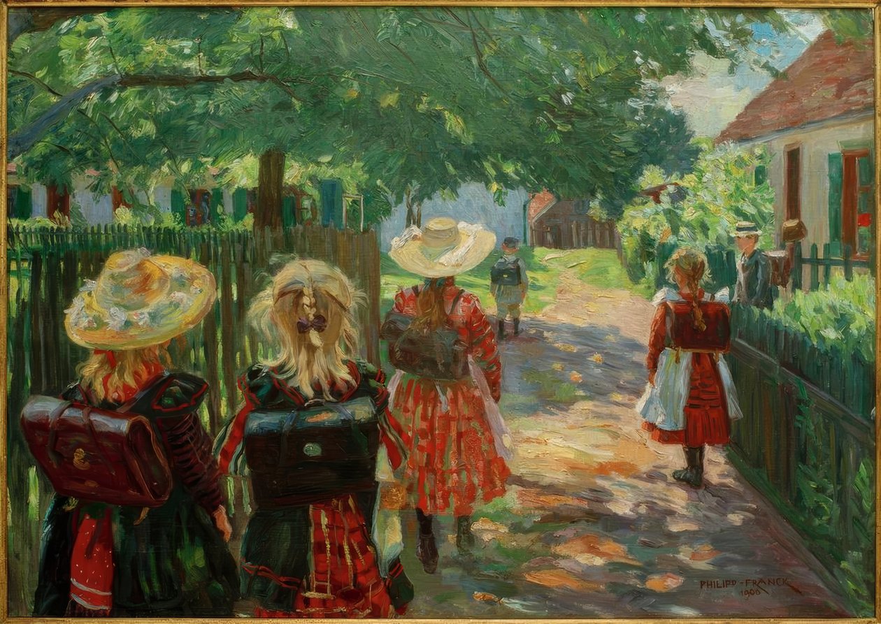 Camino a la escuela | Philipp Franck | Impresión de arte
