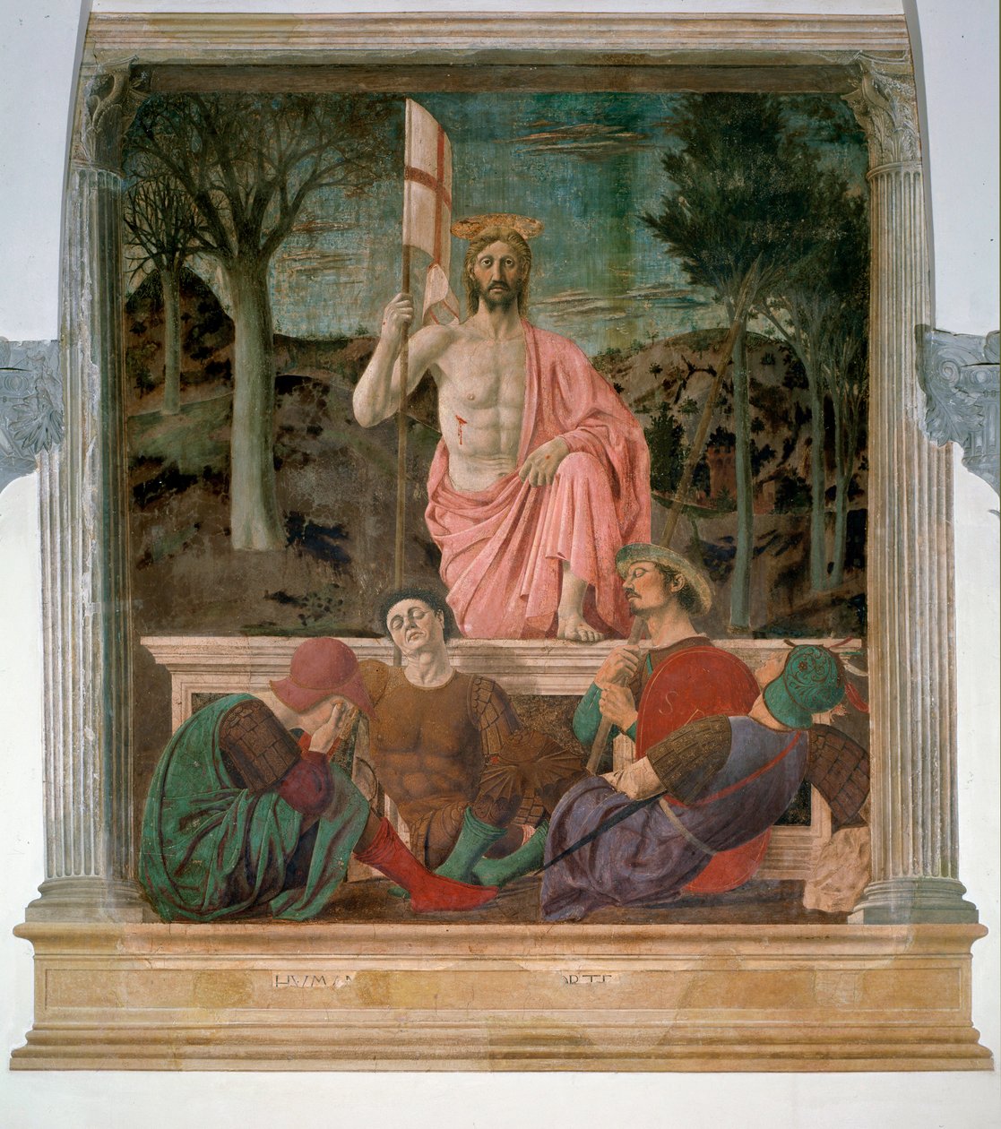 La resurrección de Cristo (fresco) | Impresión de arte