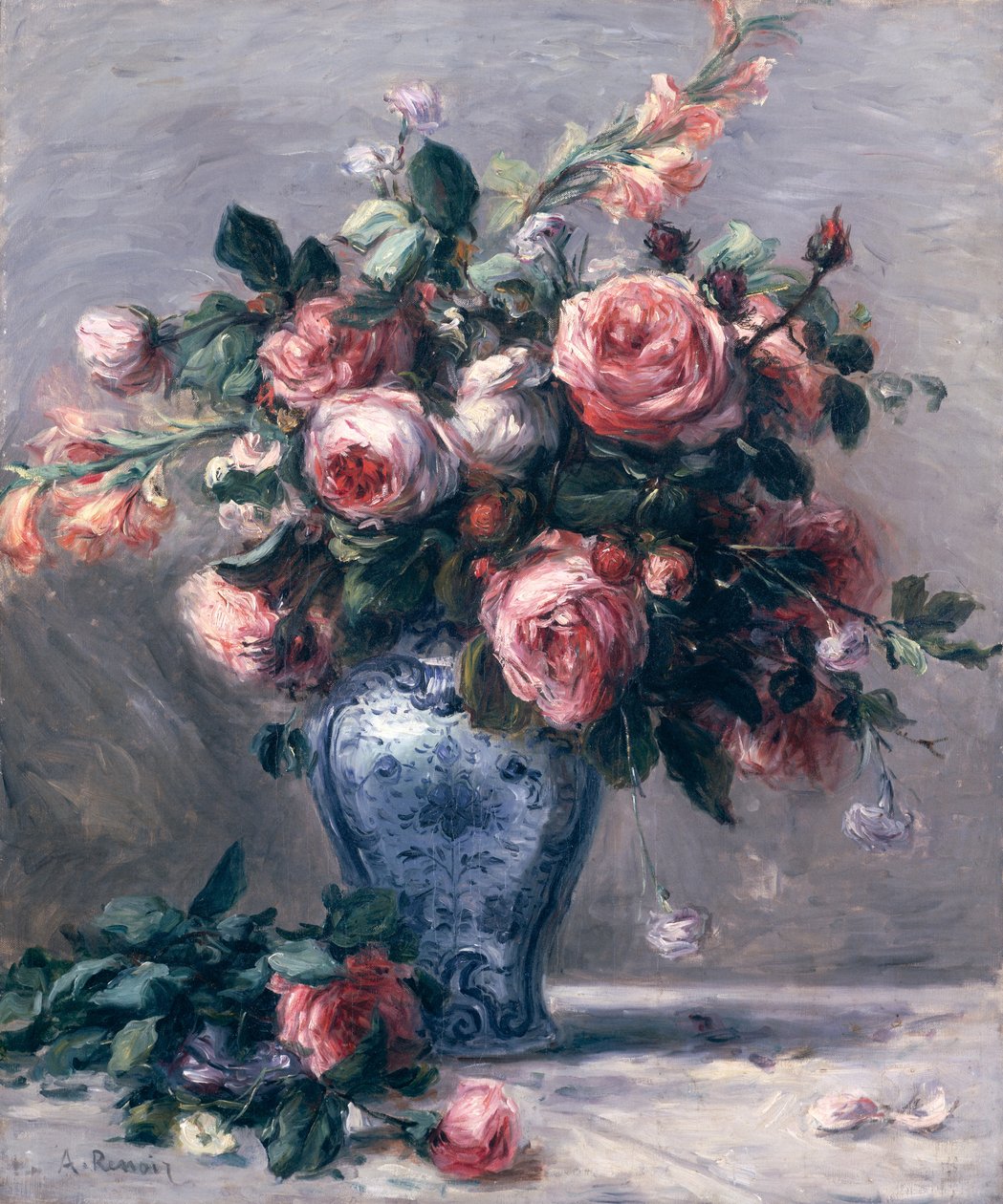 Jarrón de Rosas | Pierre-Auguste Renoir