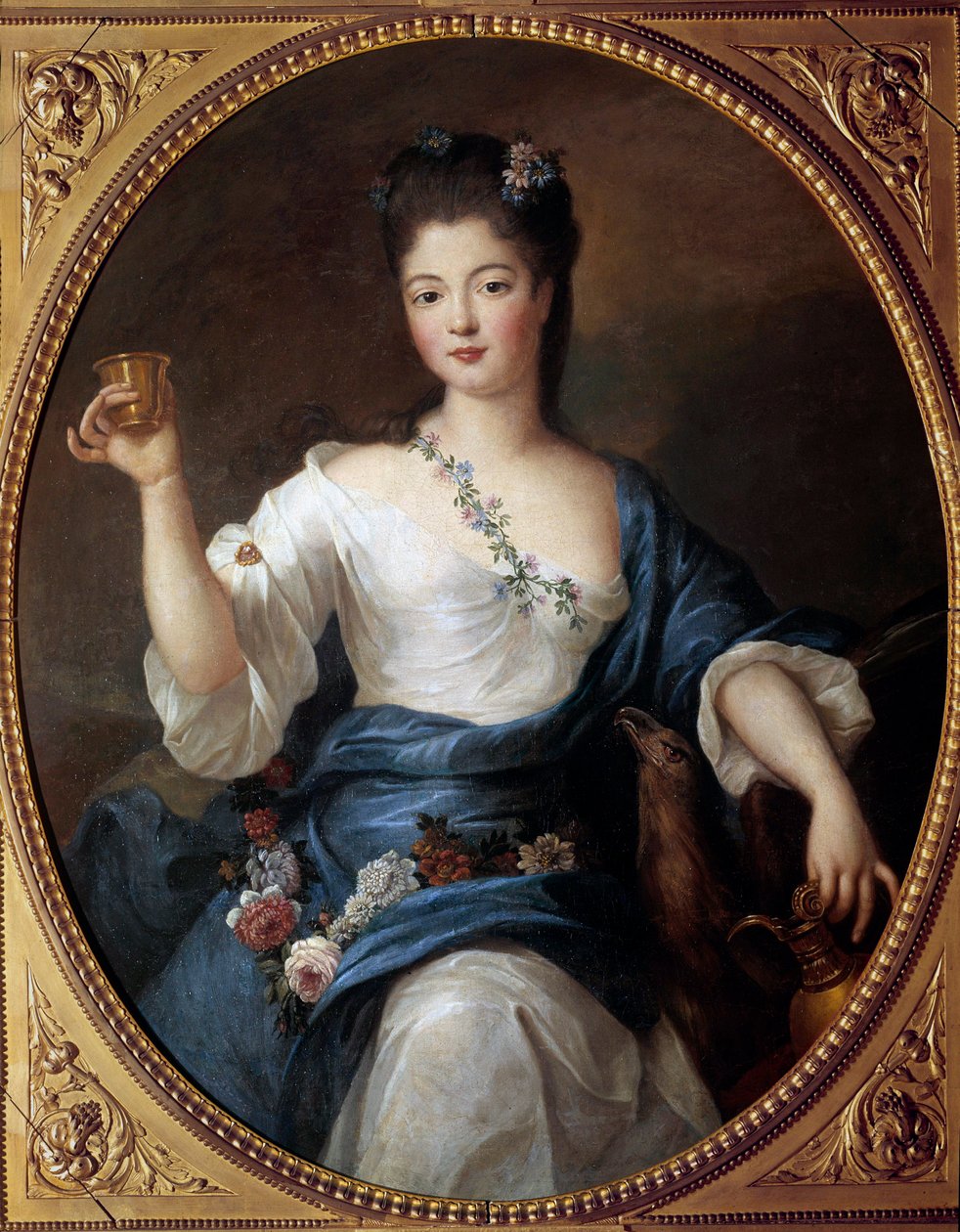 Retrato de Charlotte Aglae d'Orleans (1700-1761) Duquesa de Módena