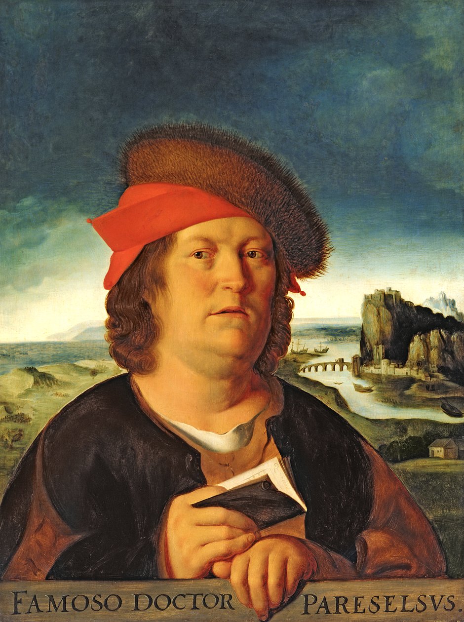 Retrato presunto de Paracelso (1493-1541)