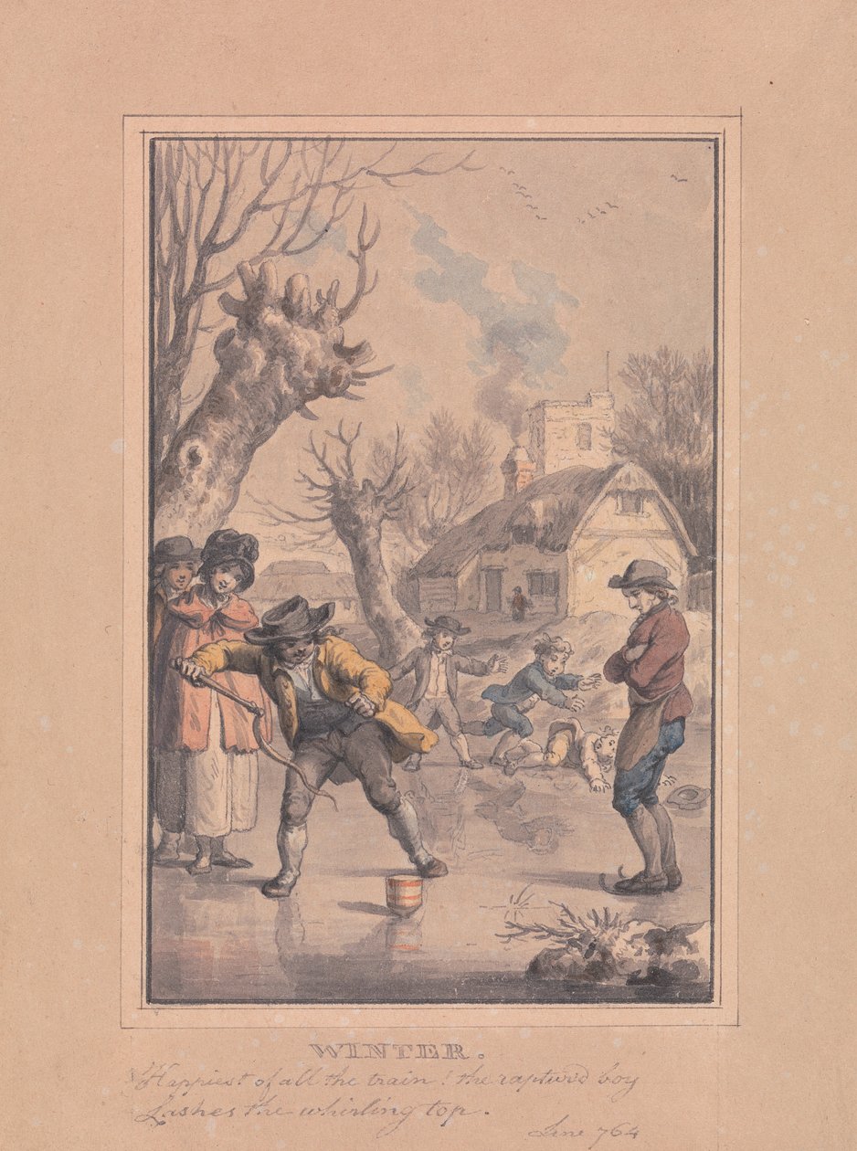 Invierno | Richard Corbould | Impresión de arte
