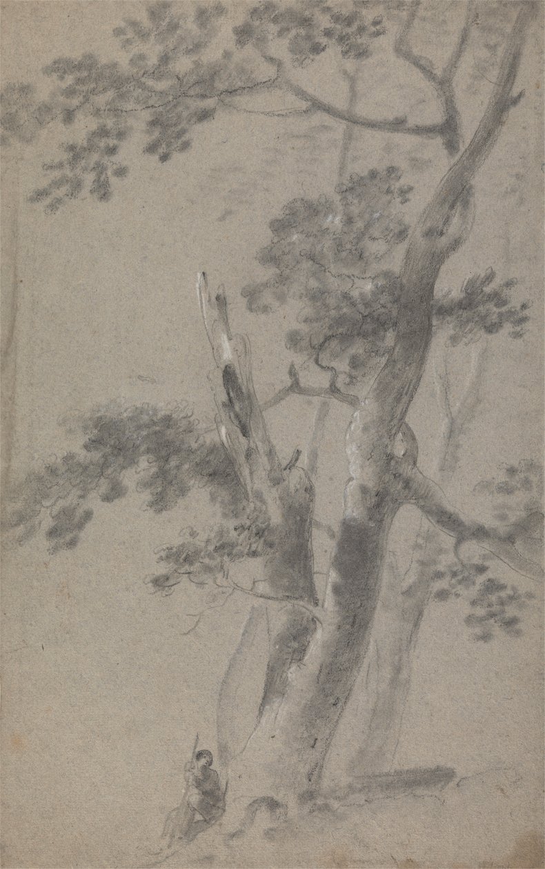 Pastor sentado bajo un árbol | Richard Wilson