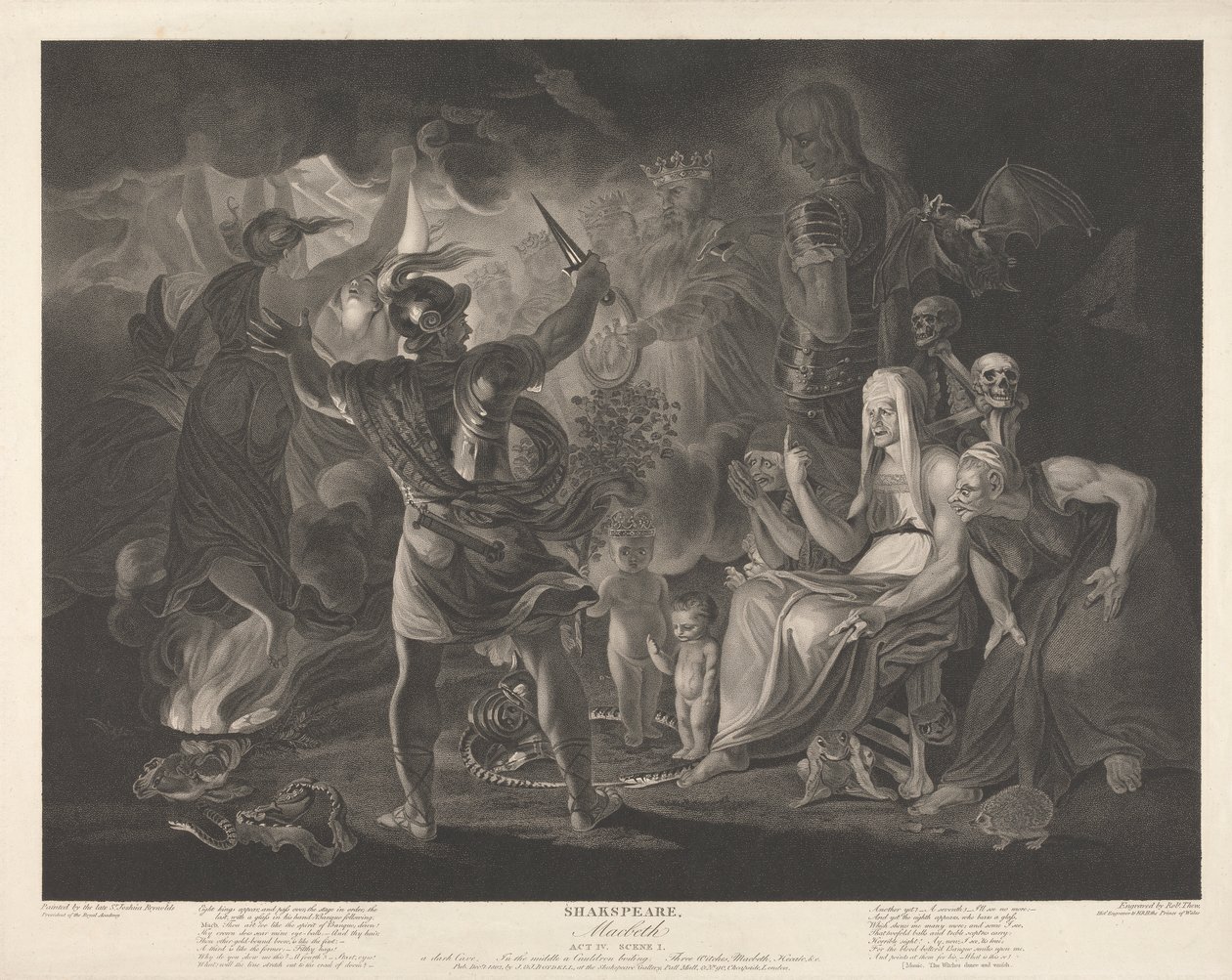 Shakespeare, Macbeth Acto IV, Escena I | Robert Thew