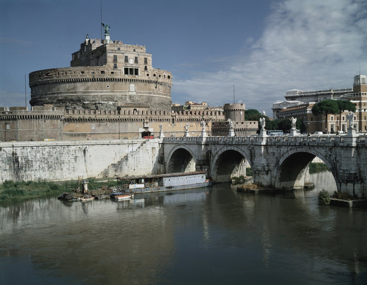 Vista del Castel Sant'Angelo | Roman | Impresión de arte