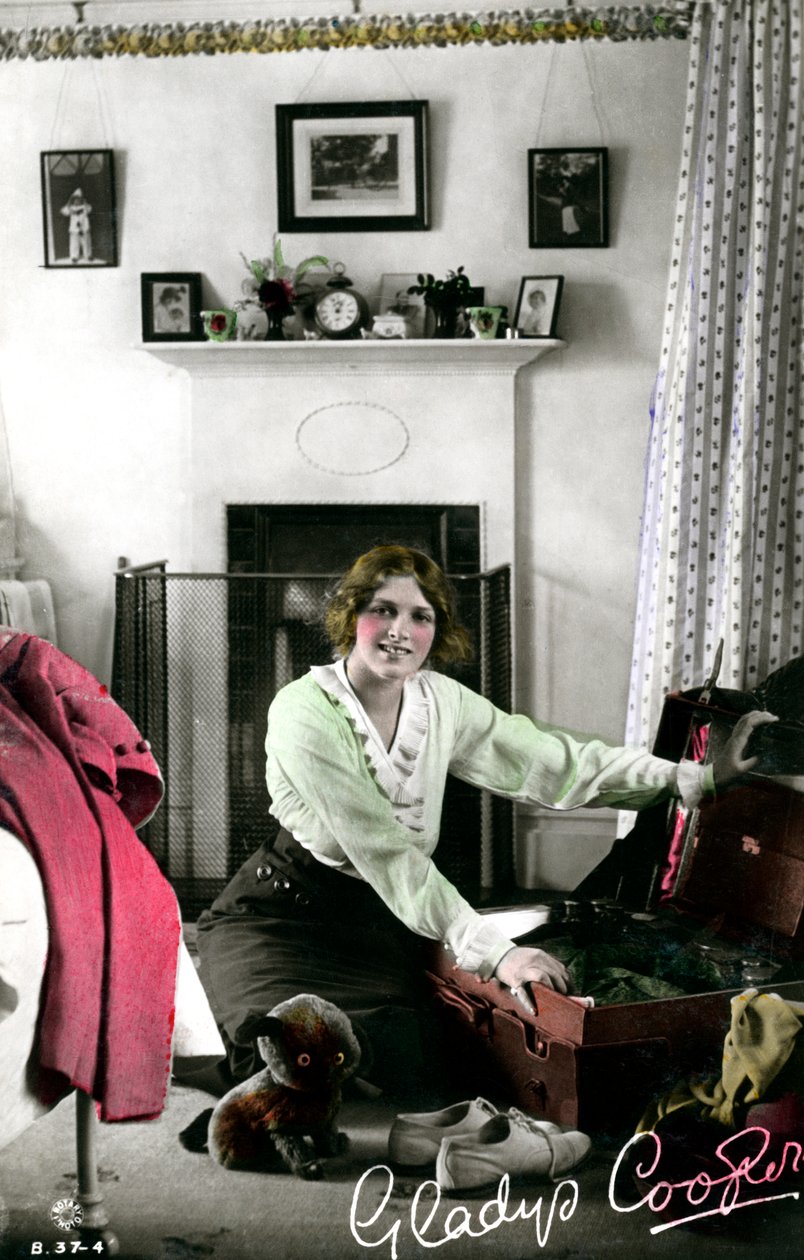 Gladys Cooper 1888-1971, actriz inglesa, principios del siglo XX