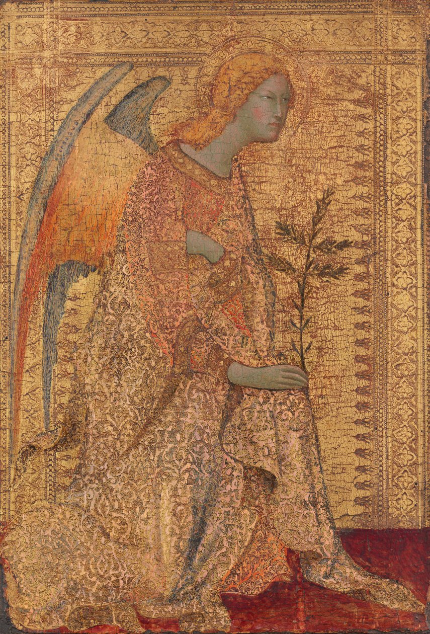El ángel de la Anunciación | Simone Martini