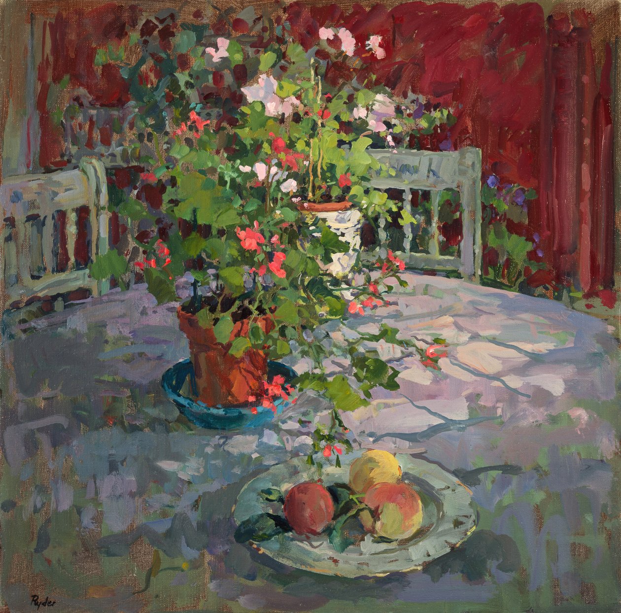 Mesa de invernadero | Susan Ryder | Impresión de arte