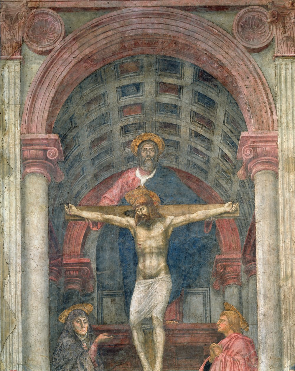 La Trinidad, 1427-28 (detalle) | Tommaso Masaccio
