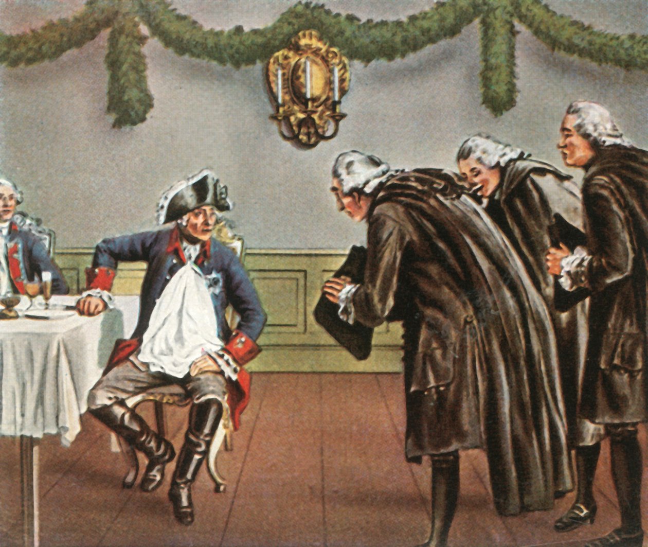 Federico el Grande y los hombres de Greiffenberg