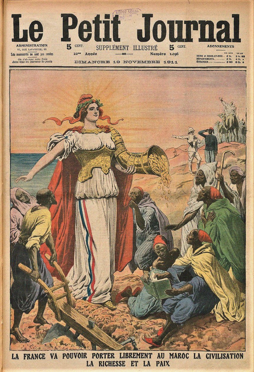 La misión civilizadora. Le Petit Journal, 19 de noviembre de 1911, 1911