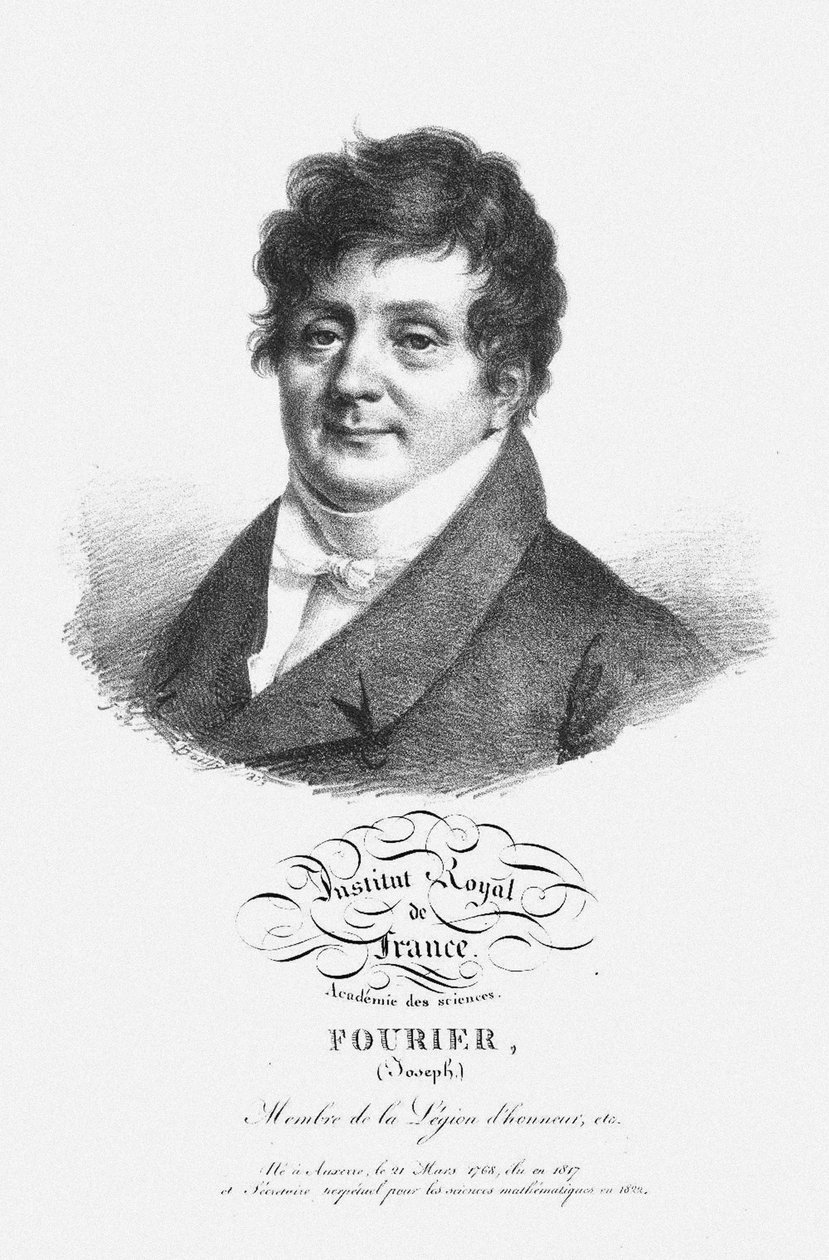 Retrato de Jean Baptiste Joseph Fourier 1768-1830