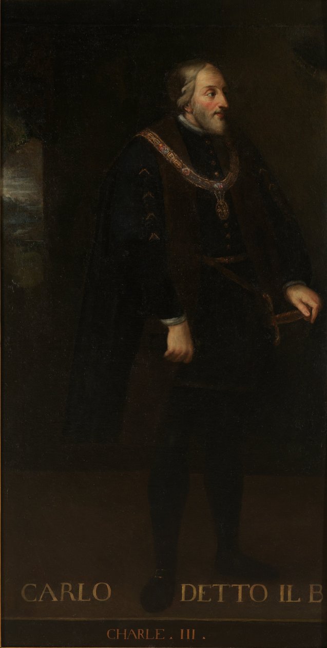 Retrato de Carlos III | Unbekannt | Impresión de arte