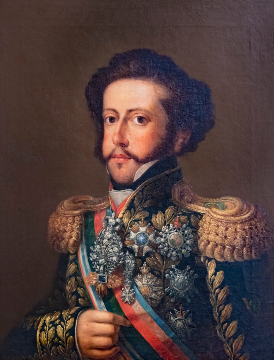 Pedro I de Brasil y IV de Portugal. Retrato.