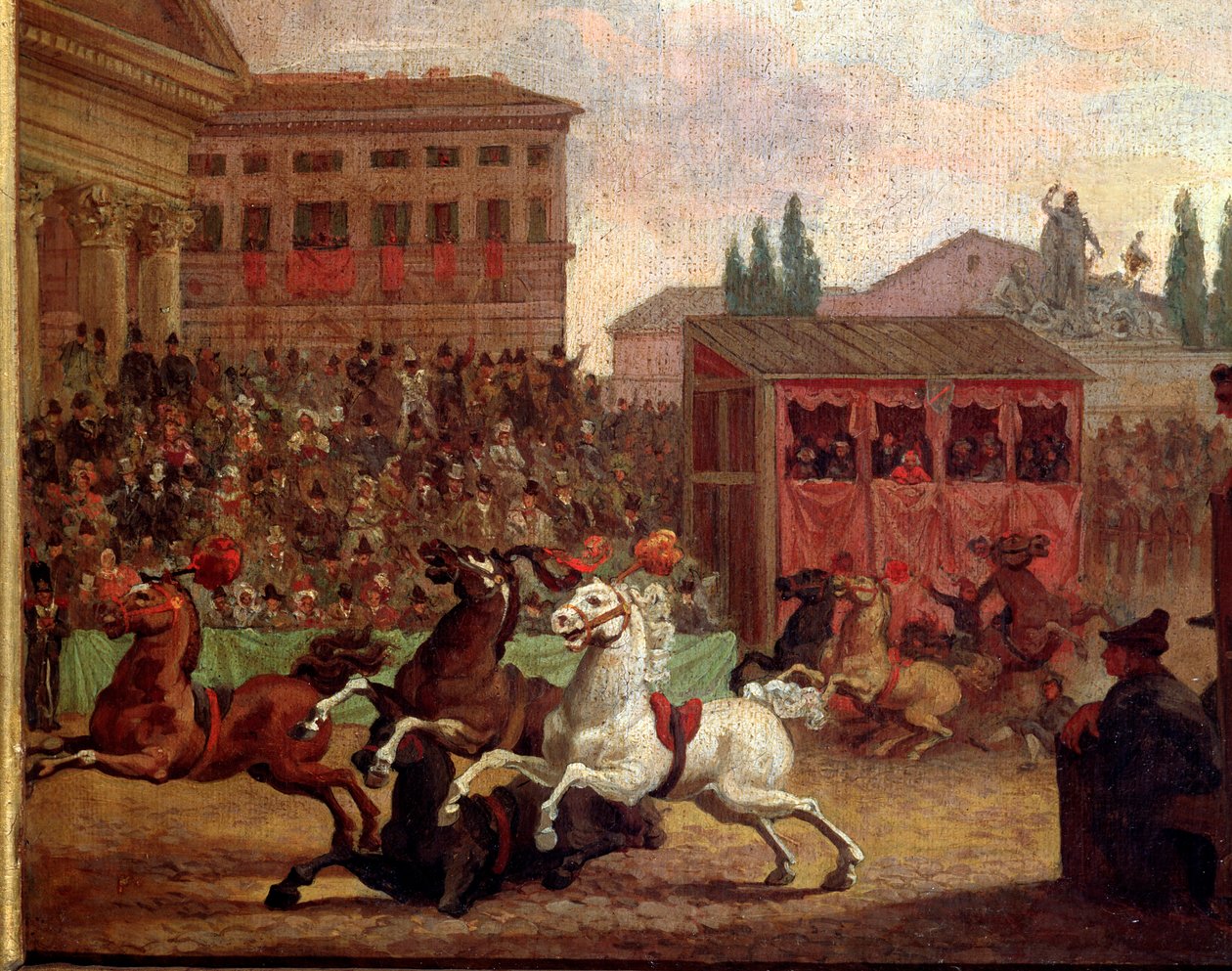 Fiestas populares: 'La carrera (o palio) de los Barberi'