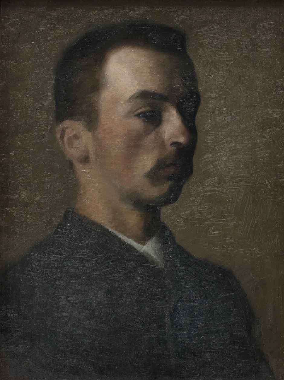 Auto retrato | Vilhelm Hammershøi | Impresión de arte