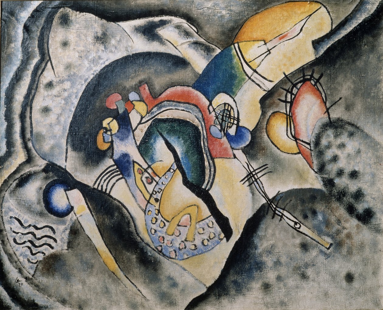Dibujos A Lápiz De Kandinsky Wassily Kandinsky, 1912 Acuarela Con