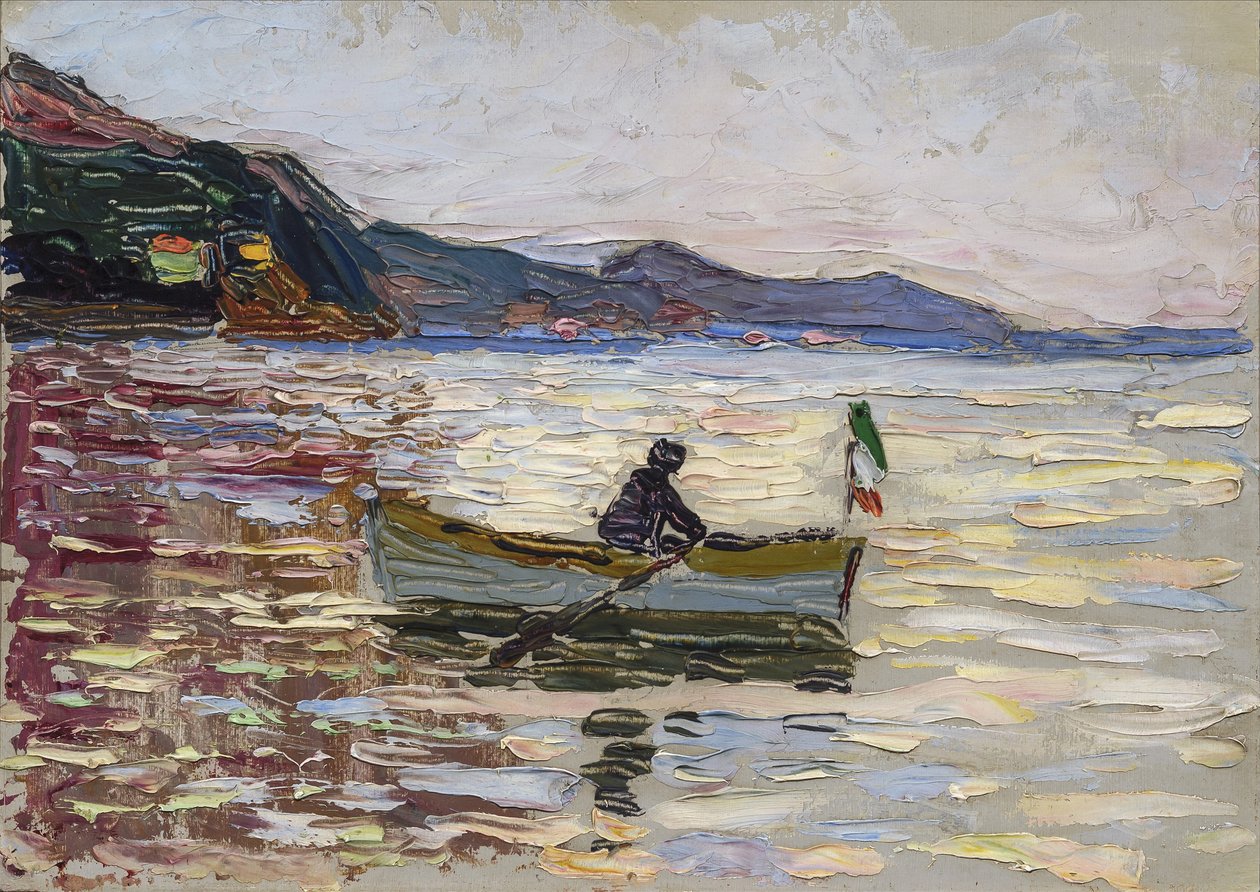 Rapallo. Barco en el mar, 1906 | Wassily Kandinsky
