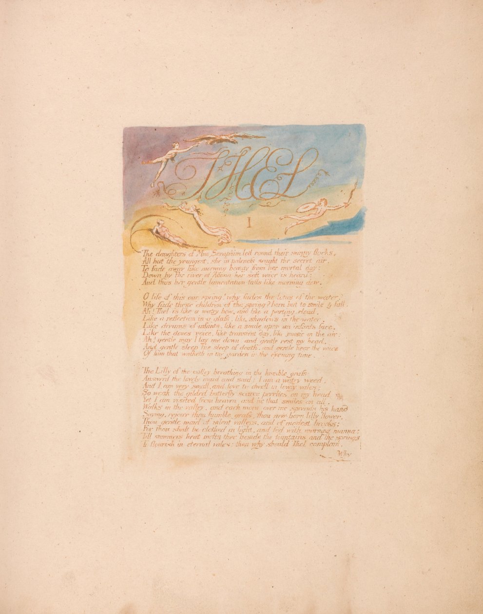 Las hijas de Mne Seraphim... | William Blake