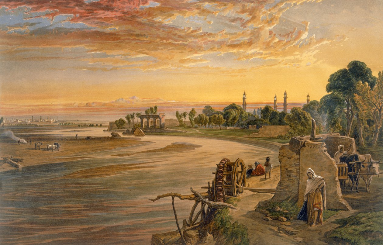 El río Ravee, de 'India Antigua y Moderna', 1867