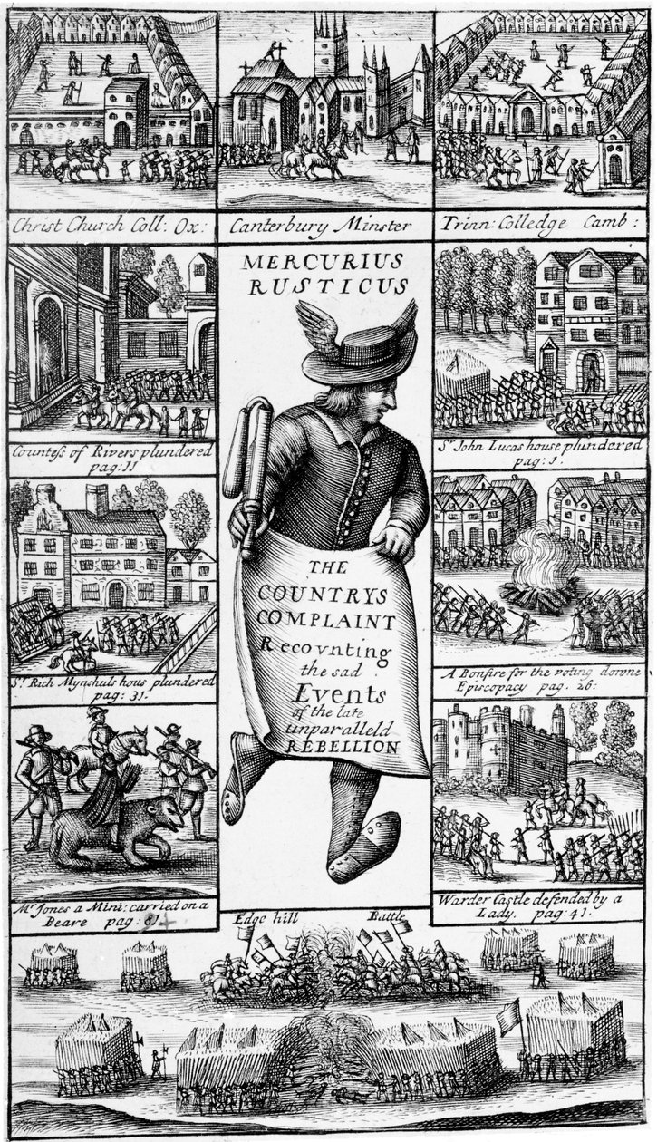 Frontispicio de 'Mercurius Rusticus: The Country's Complaint Recounting ...