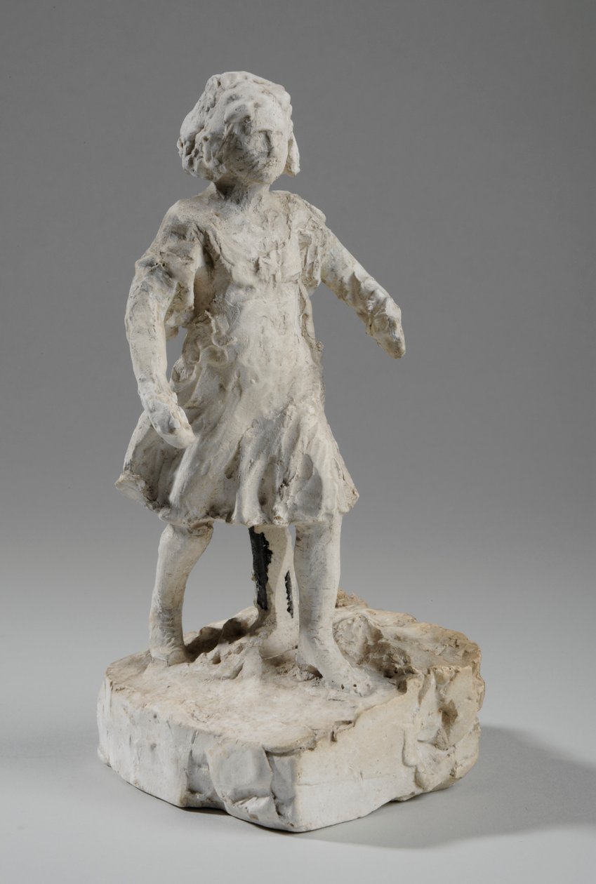 Maqueta para Figura de una niña corriendo