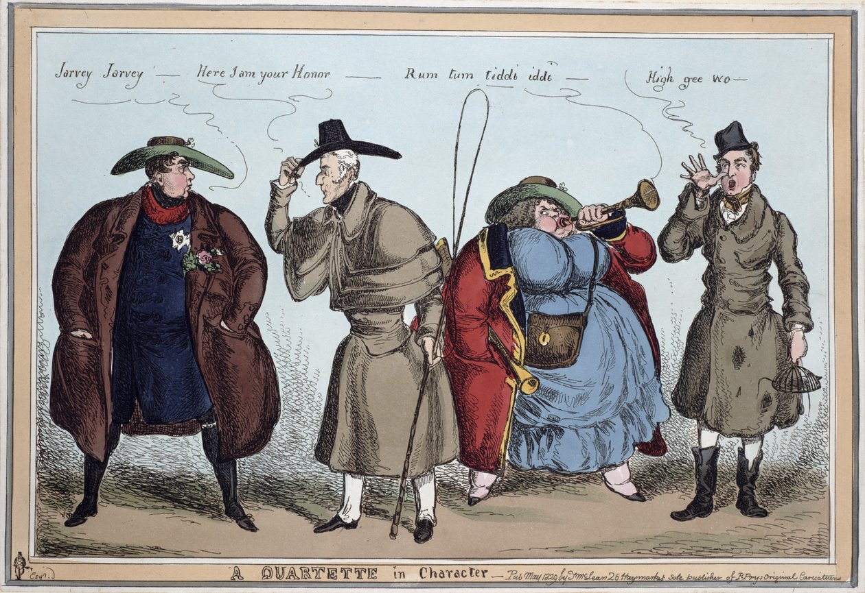 'Un cuarteto en carácter': Jorge IV, Wellington, Lady Conynham, Robert ...