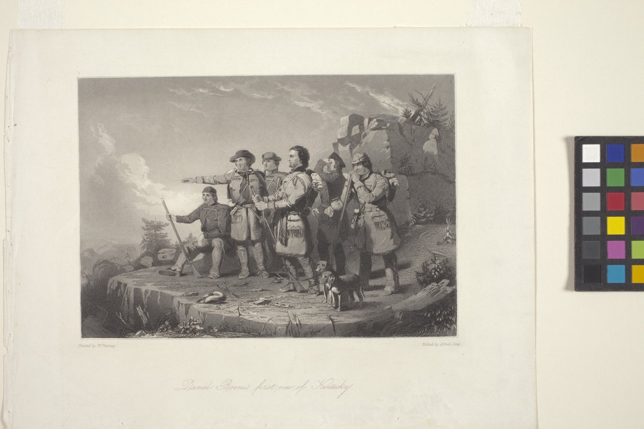 La primera visión de Kentucky de Daniel Boone