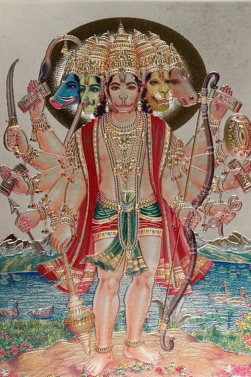 Imagen De La Diosa Hanuman Dios Hindú Shiva Ganesha Hanuman Hinduismo