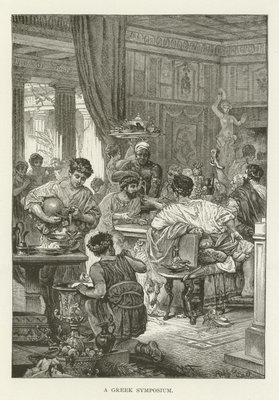 Un simposio griego | American School | Impresión de arte