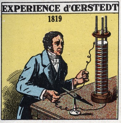 Medición de corrientes eléctricas: Hans Christian Oersted