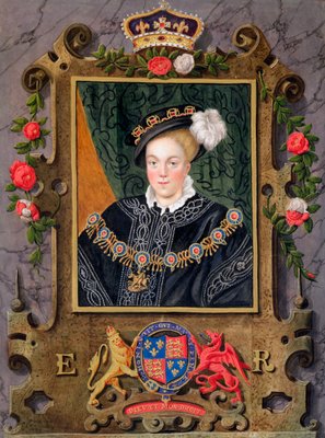 Eduardo VI, Rey de Inglaterra, 1825 | Impresión de arte
