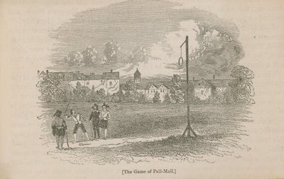 El juego de Pall Mall | English School | Impresión de arte