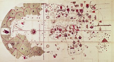 Mapa del Viejo y Nuevo Mundo, c.1500 | Juan de la Cosa