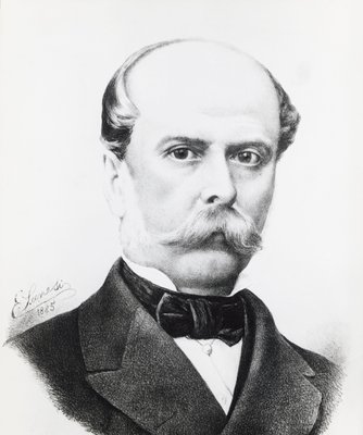 Retrato de Filippo Pacini (1812-1883), anatomista y patólogo italiano